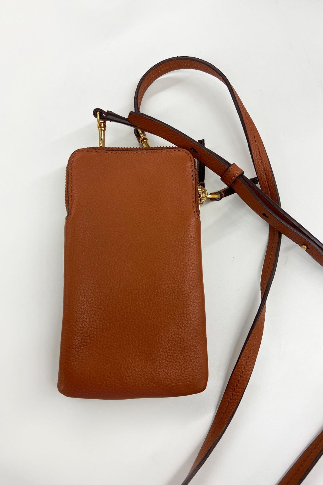 Buy Lilly Phone Crossbody in Cognac | Oroton | GlamCorner