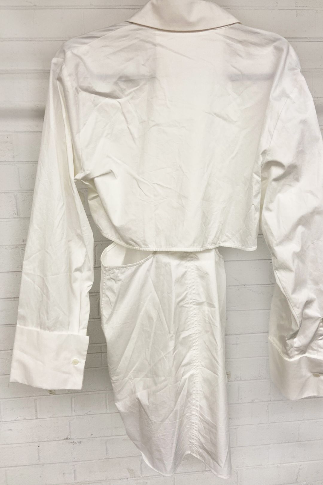 Buy Everett Mini Shirt Dress in White | Camilla and Marc | GlamCorner