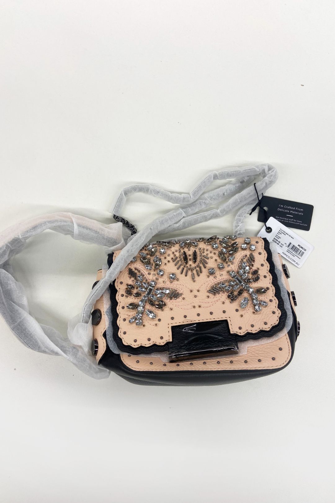 Buy Flutter Mini Hip Bag in Taupe | Mimco | GlamCorner