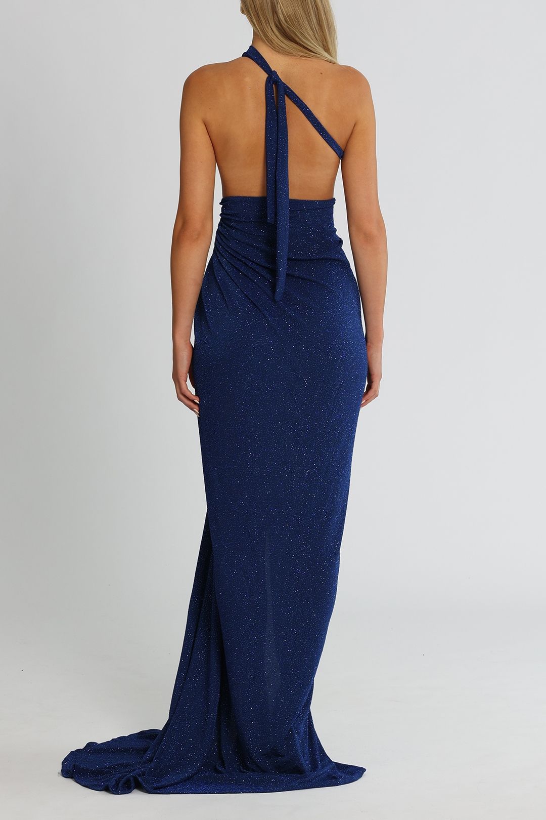 Hire Disa Gown - Blue Sparkle | J. Angelique | GlamCorner