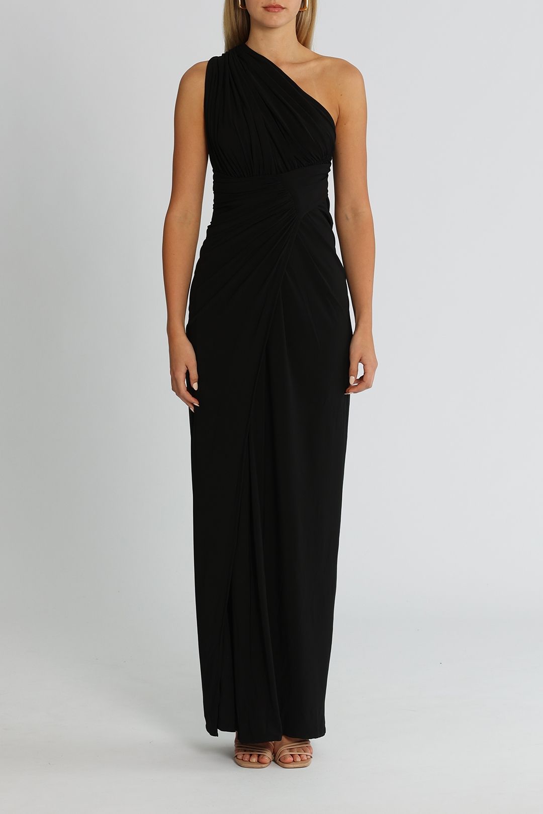 Hire Valeria Gown - Black | J. Angelique | GlamCorner