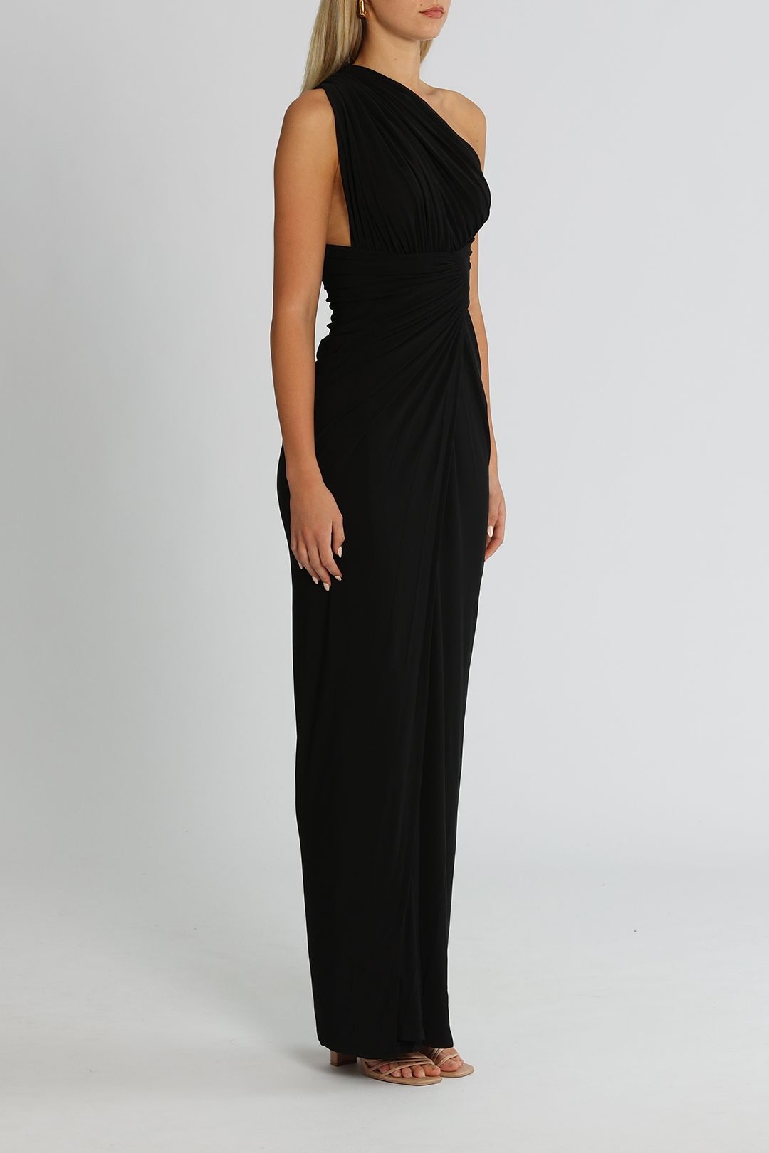 Hire Valeria Gown - Black | J. Angelique | GlamCorner