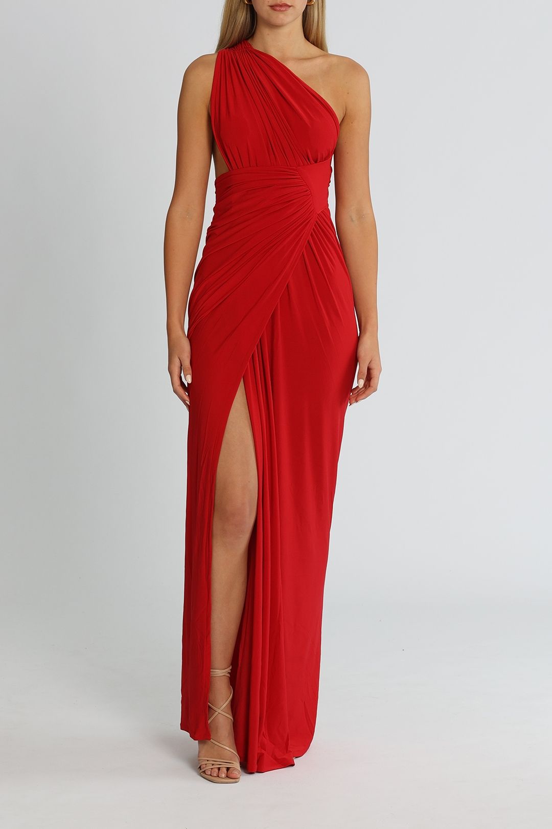 Hire Valeria Gown - Red | J. Angelique | GlamCorner