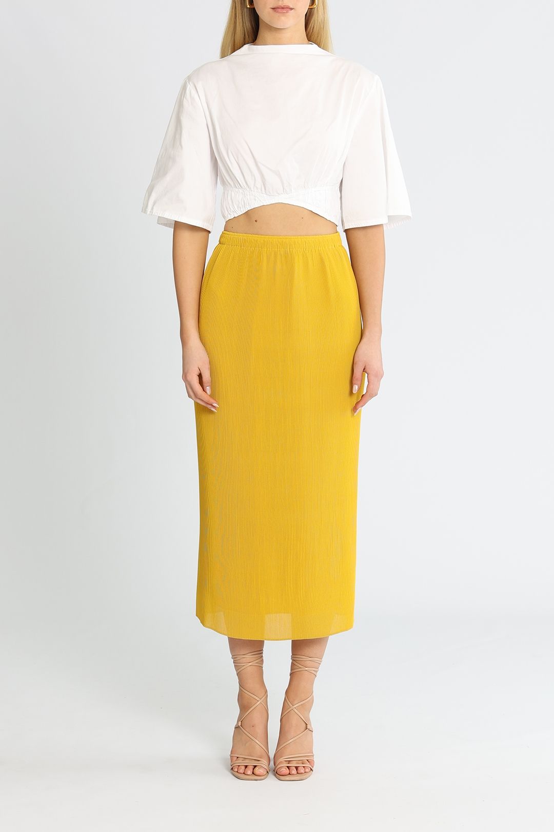 Hire Bell Maxi Skirt in Yellow | Jac + Jack | GlamCorner