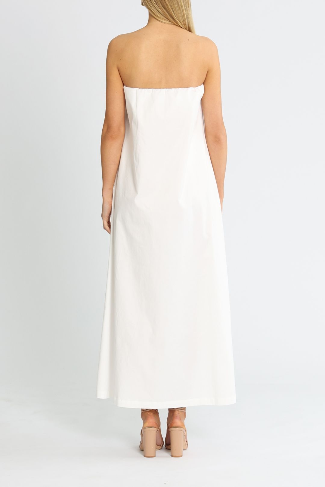Hire Mimi Maxi Dress in White | Jac + Jack | GlamCorner