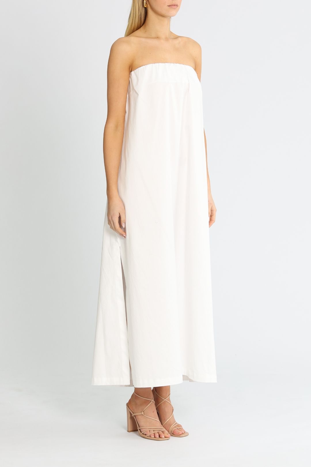 Hire Mimi Maxi Dress in White | Jac + Jack | GlamCorner