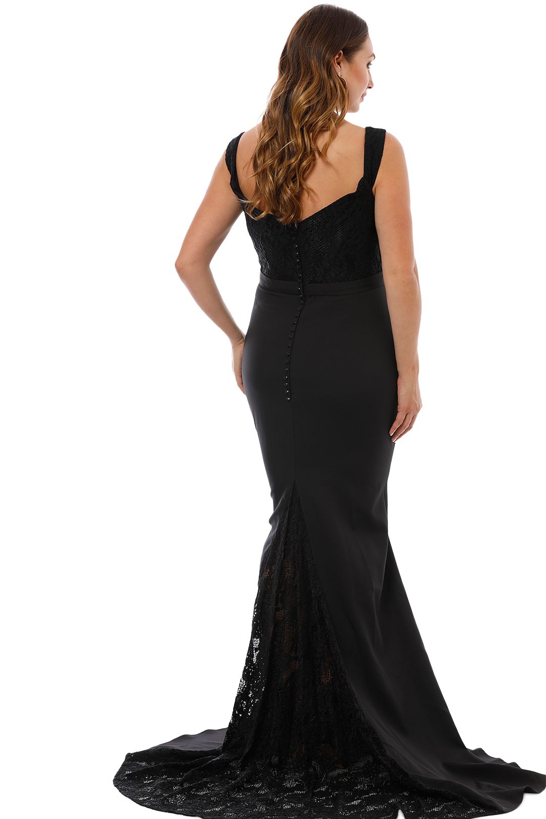 Beth Gown in Black by Jadore for Rent | GlamCorner