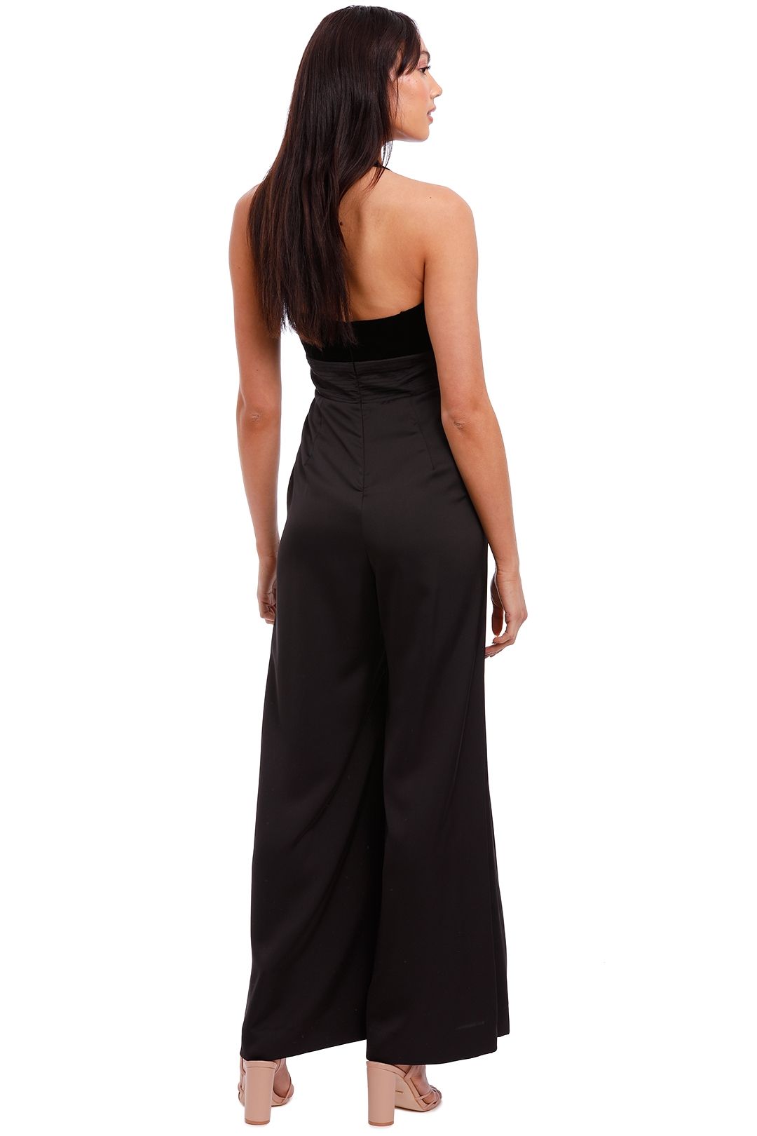 Black Velvet Jumpsuit By Jill Jill Stuart For Hire Glamcorner