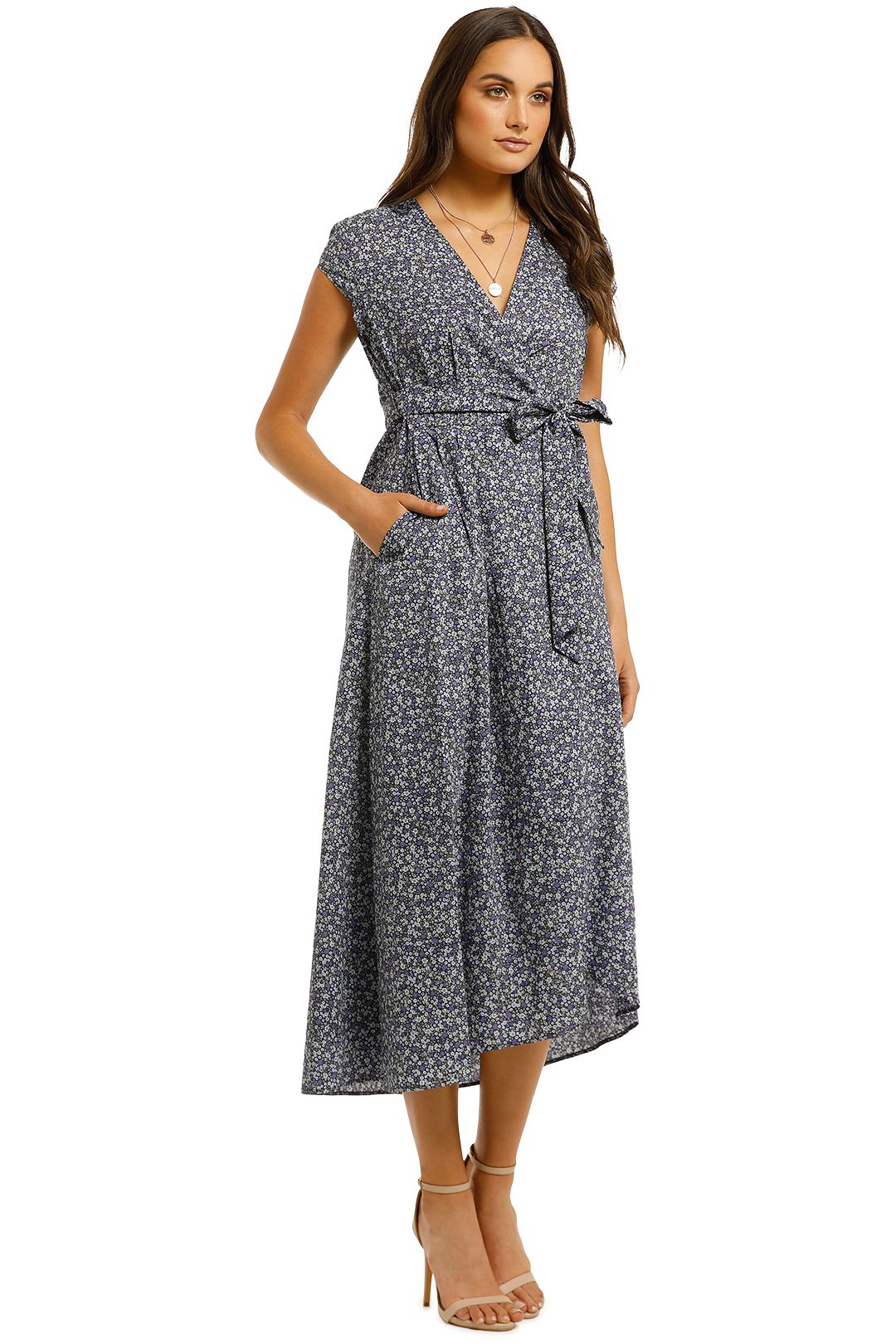 Clementine Dress in Violet by Kate Sylvester for Rent | GlamCorner