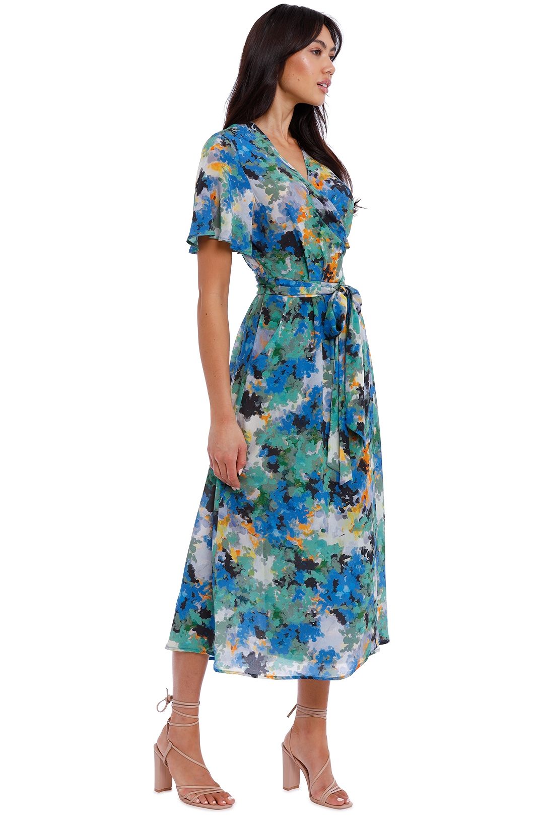 Hire Meg Dress in Water Lilies | Kate Sylvester | GlamCorner