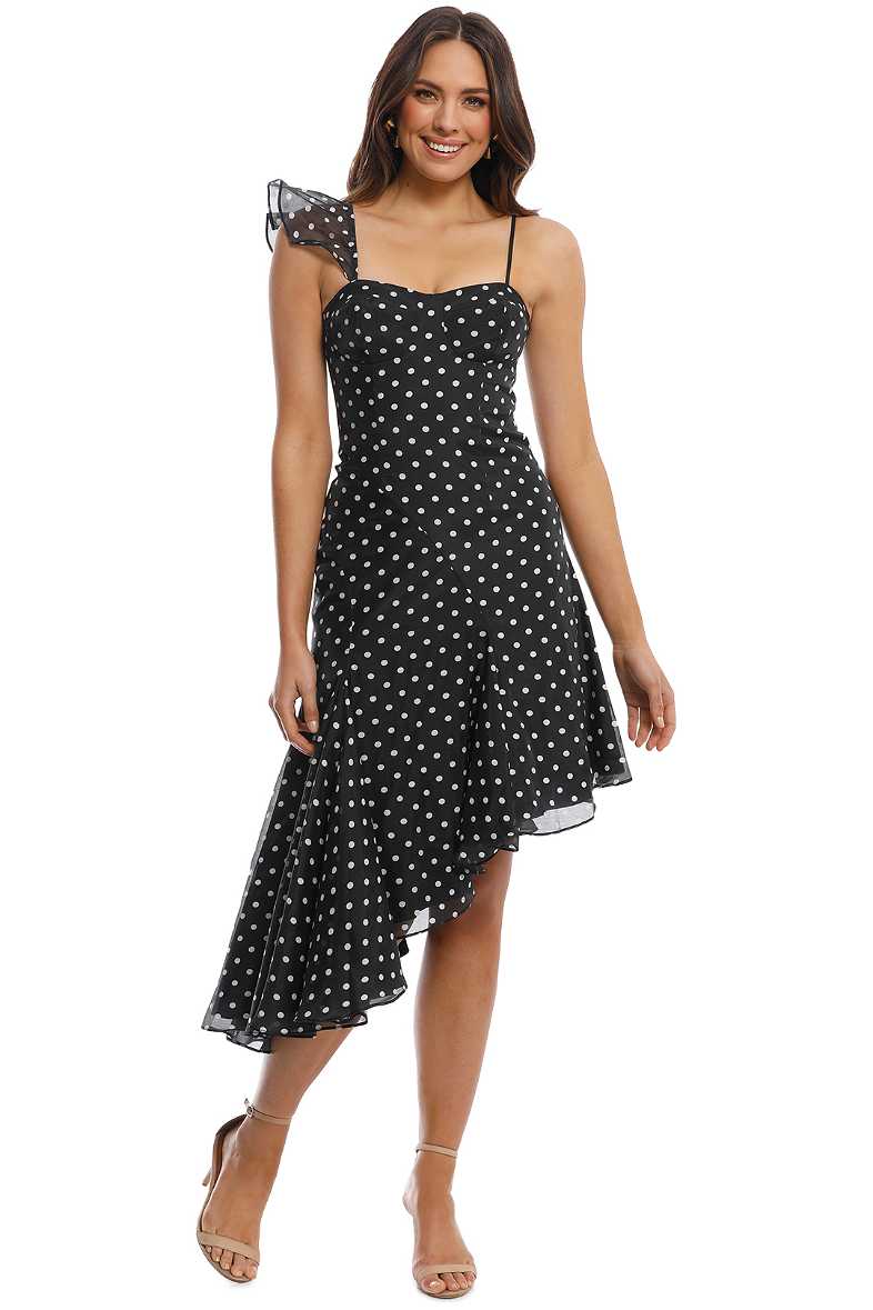 Roper Dress in Black by Jay Godfrey for Hire | GlamCorner