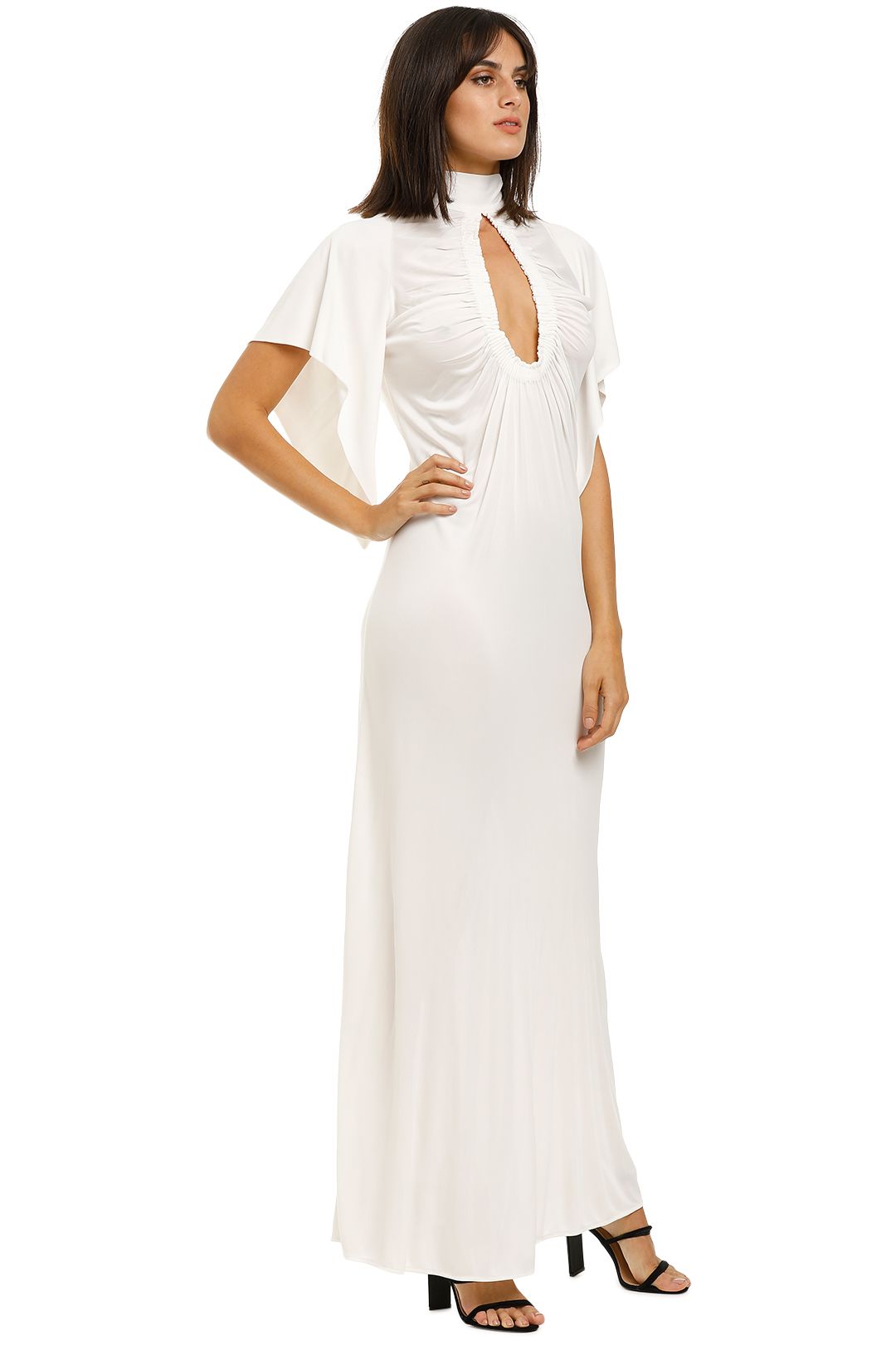 Earth Angel Gown in White by KITX for Rent | GlamCorner