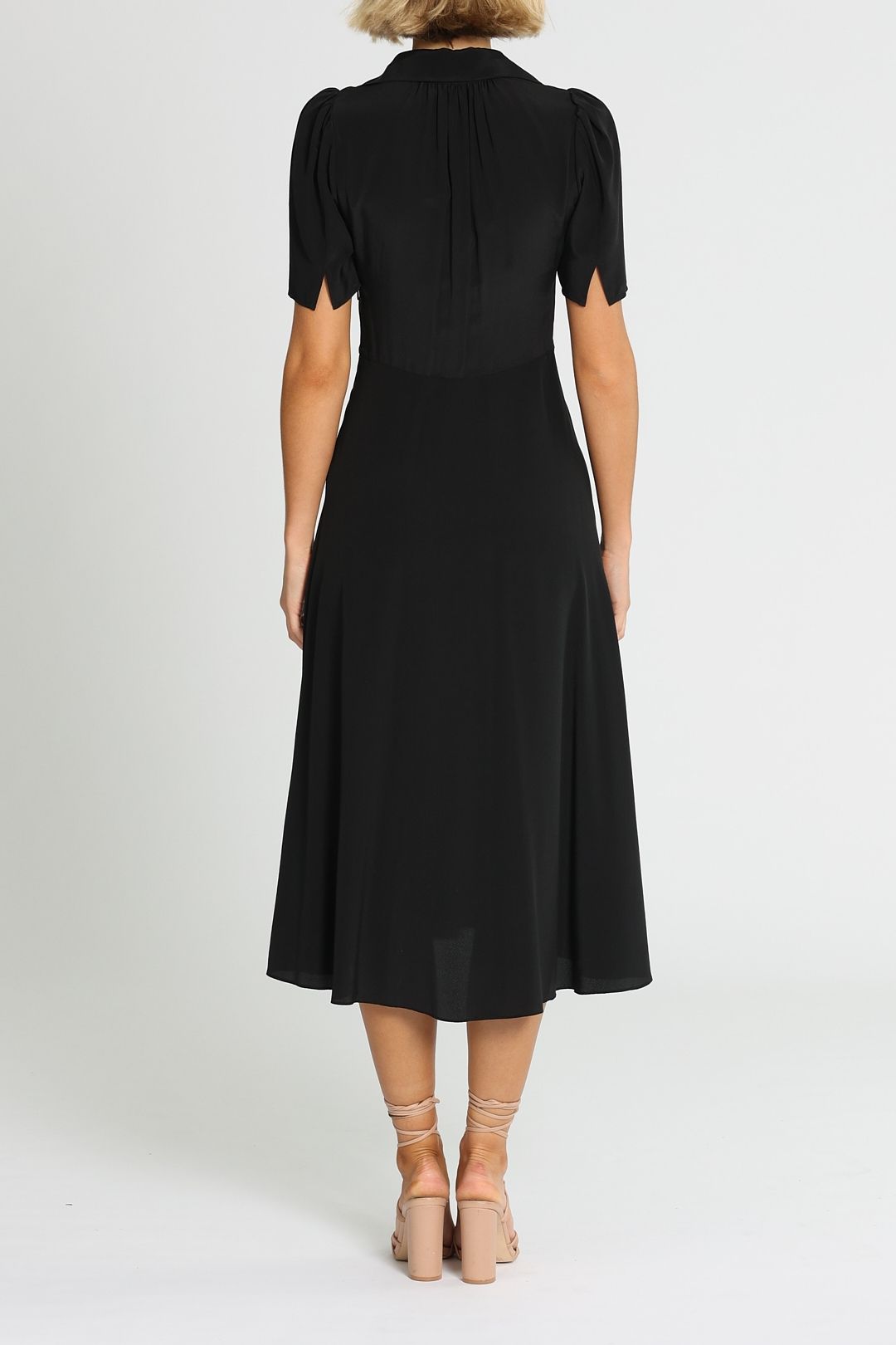 Hire Ginger Silk Midi Dress | Lee Mathews | GlamCorner