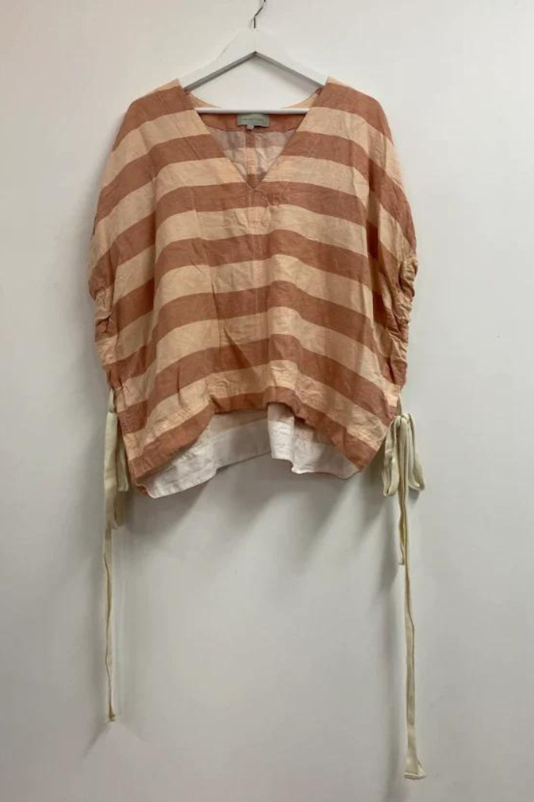 Buy Stripe Linen Top | Lee Mathews | GlamCorner