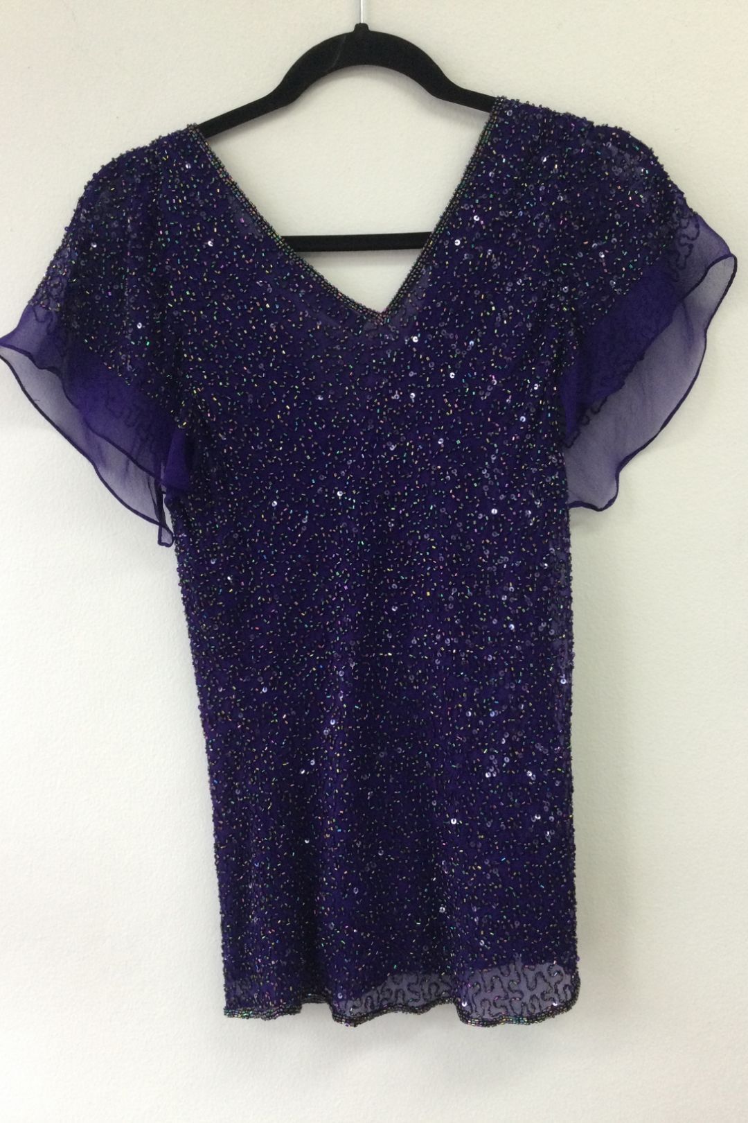 Buy Blue Beaded Silk Blouse | Liz Jordan | GlamCorner