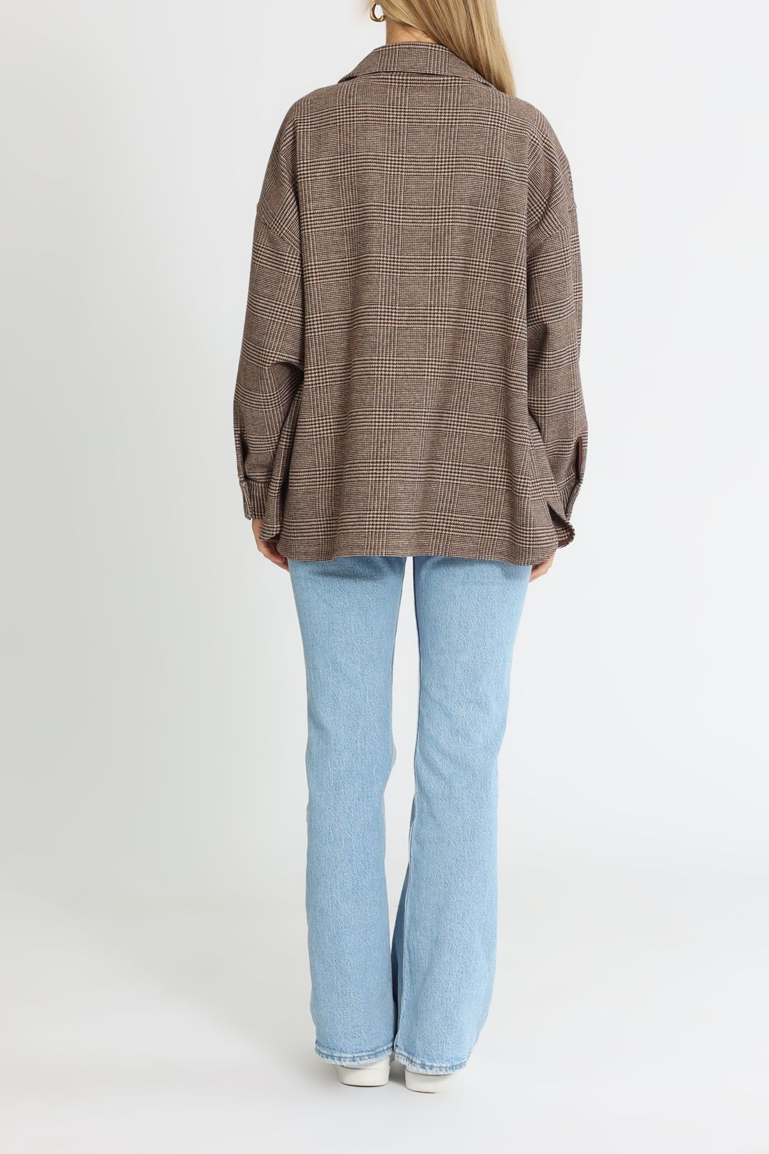 Hire Diaz Shacket in Tweed | LMND | GlamCorner