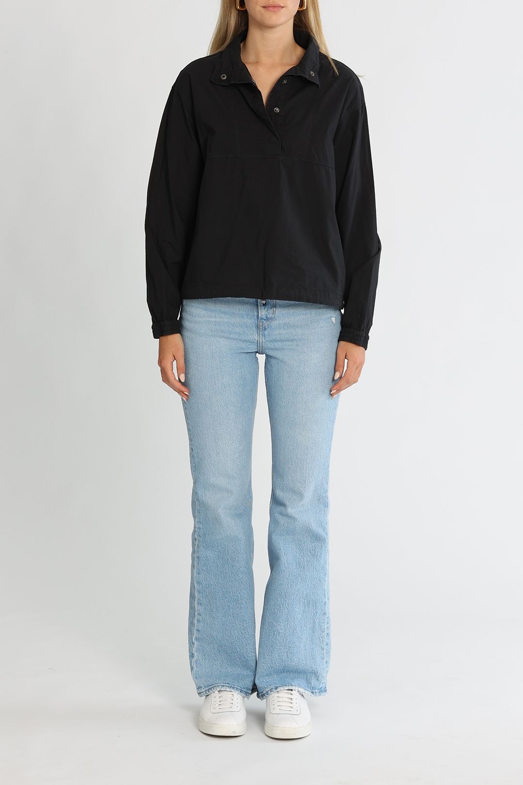 Hire Pace Track Top in Black | LMND | GlamCorner