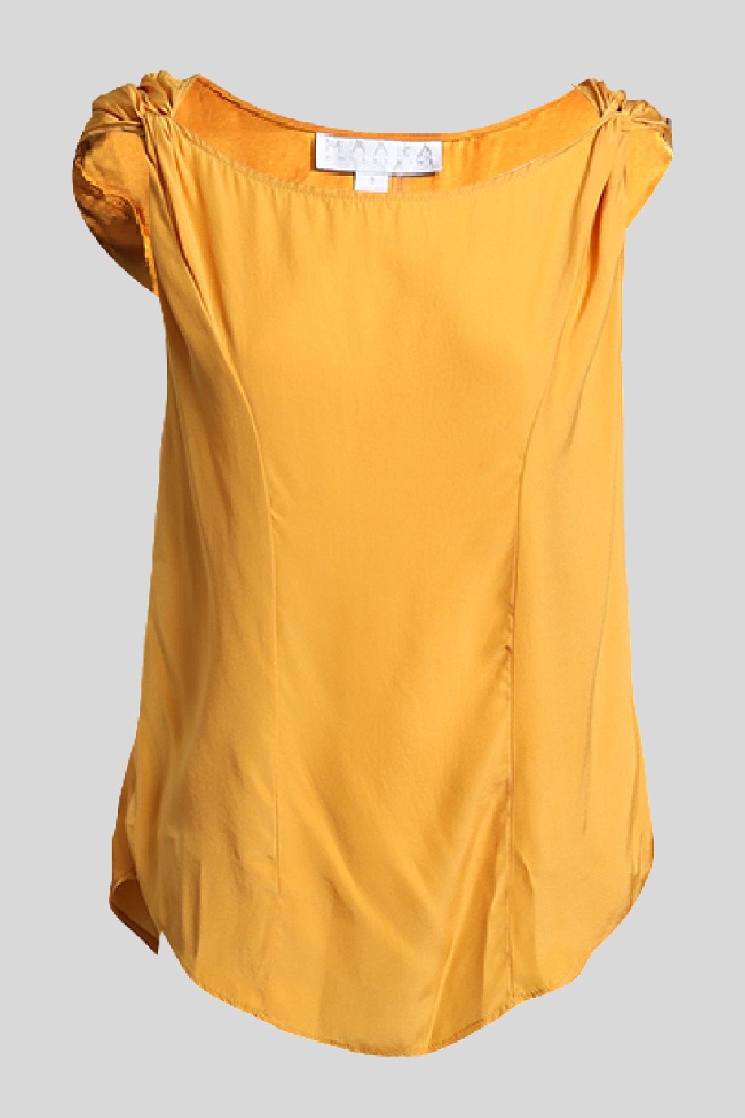 Buy Lia Twist Silk Off The Shoulder Top | Maara Collective | GlamCorner