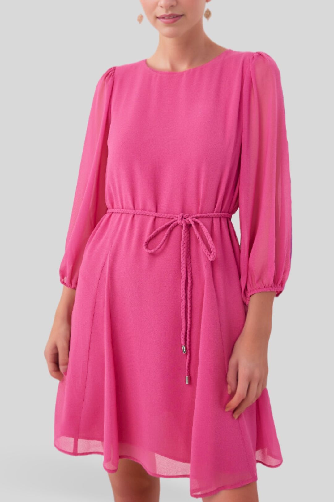 Hire Margeux Puff Sleeve Dress | Portmans | GlamCorner