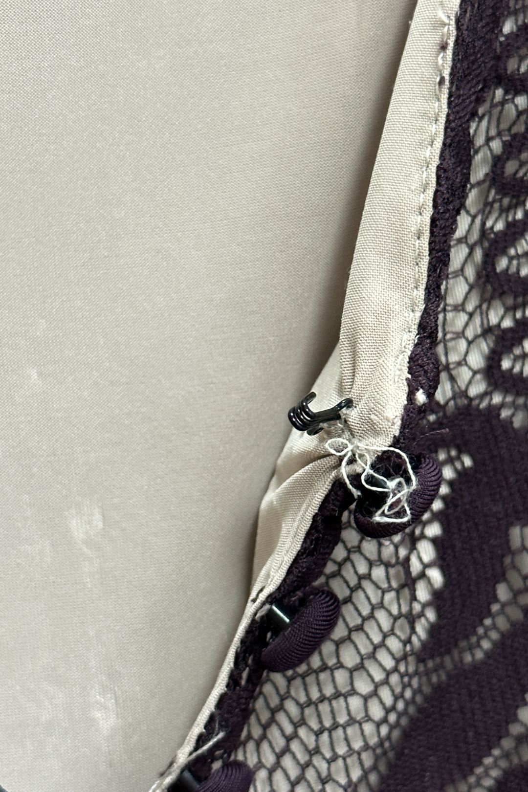 Buy Maroon Lace Long Evening Gown | Guess Marciano | GlamCorner