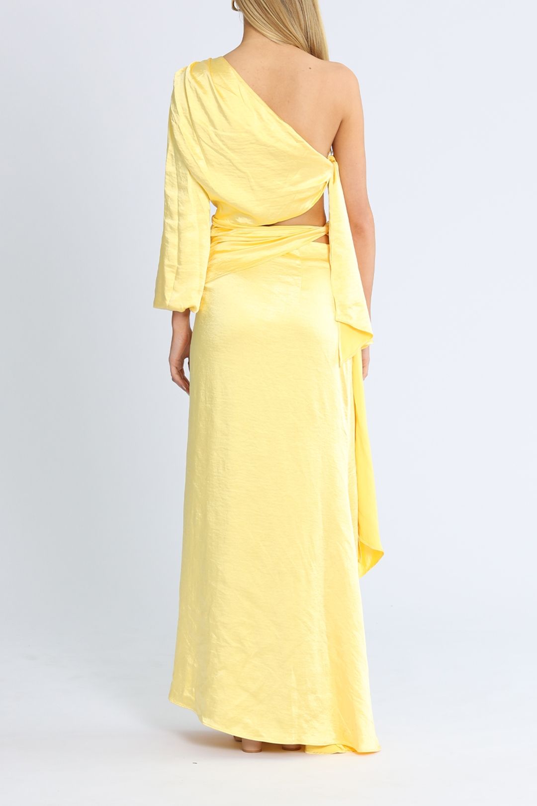 Hire Memento Dress in Yellow | Elliatt | GlamCorner