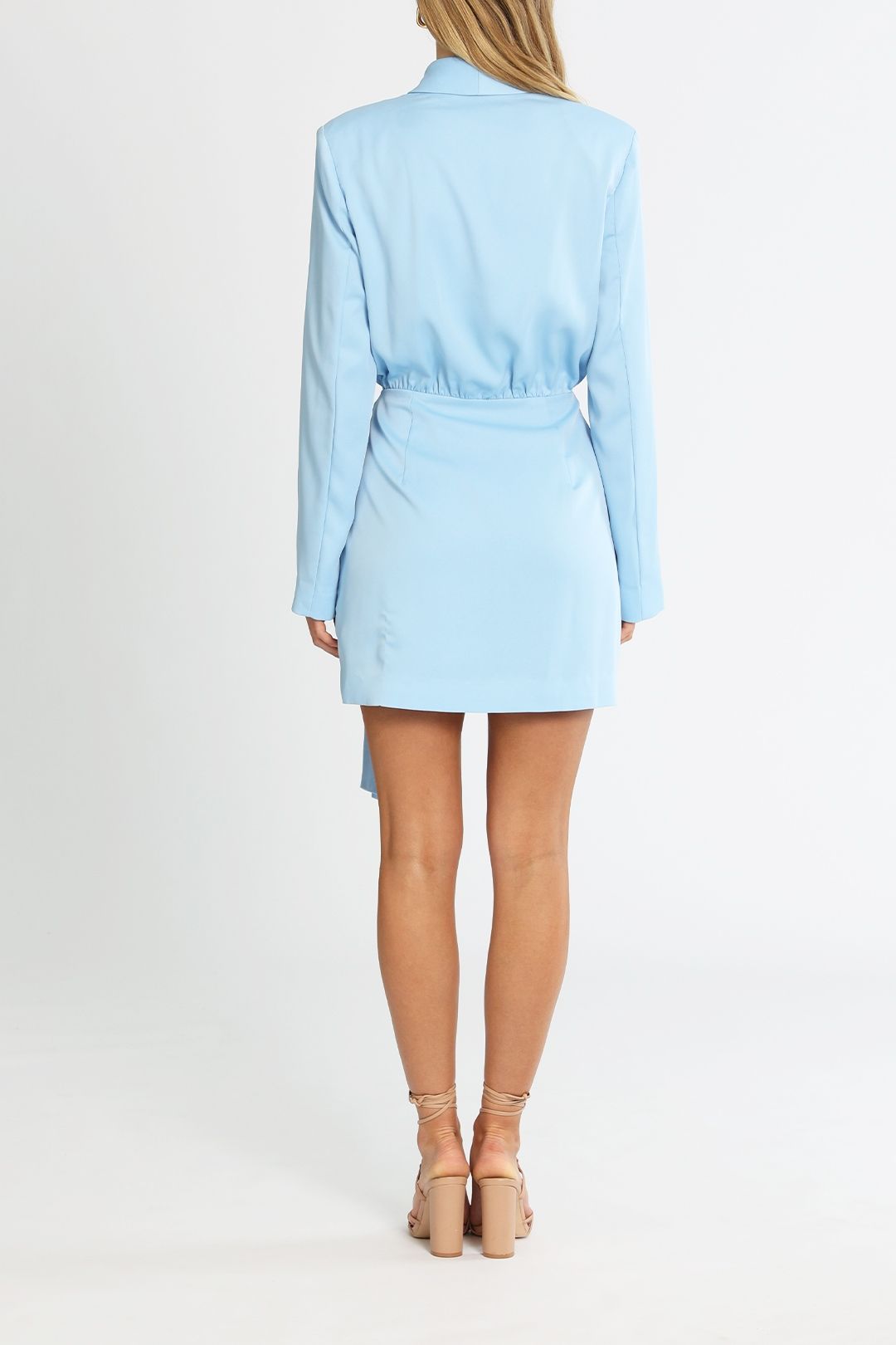 Hire Azera Dress in Blue Bell | Misha | GlamCorner