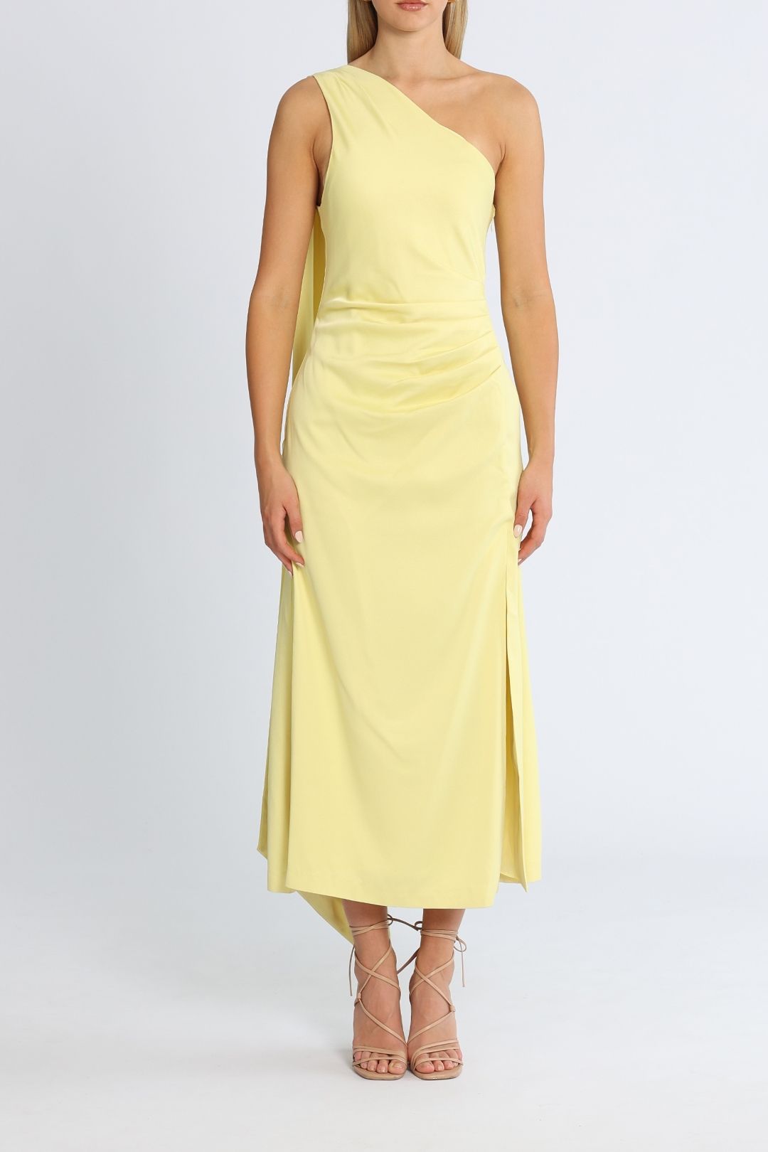 Hire Estra Dress in Venetian Goldy | Misha | GlamCorner