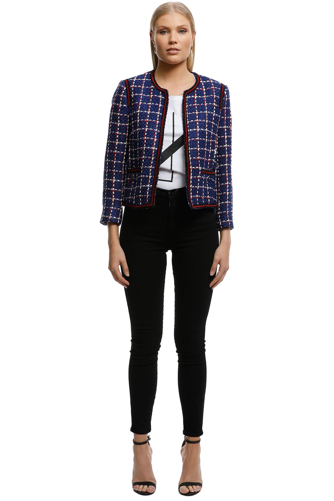 Tweed Jacket by MNG for Hire | GlamCorner