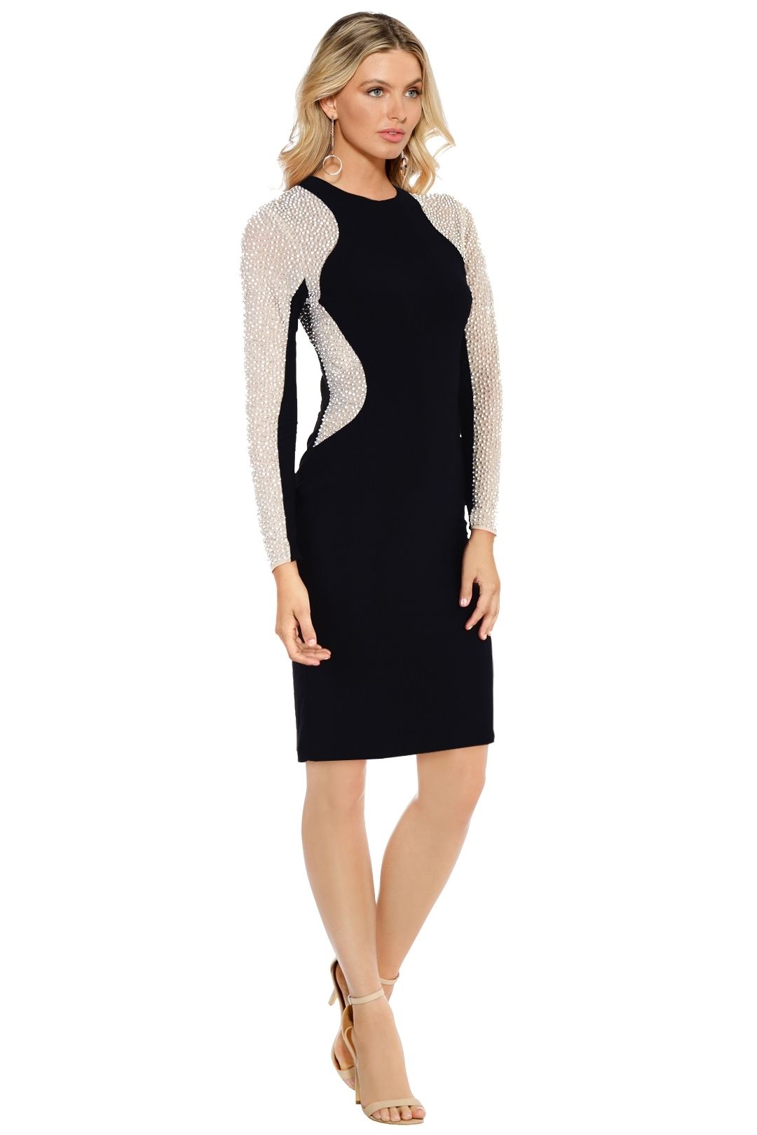 Celeste Knit and Mesh Dress by Montique for Hire