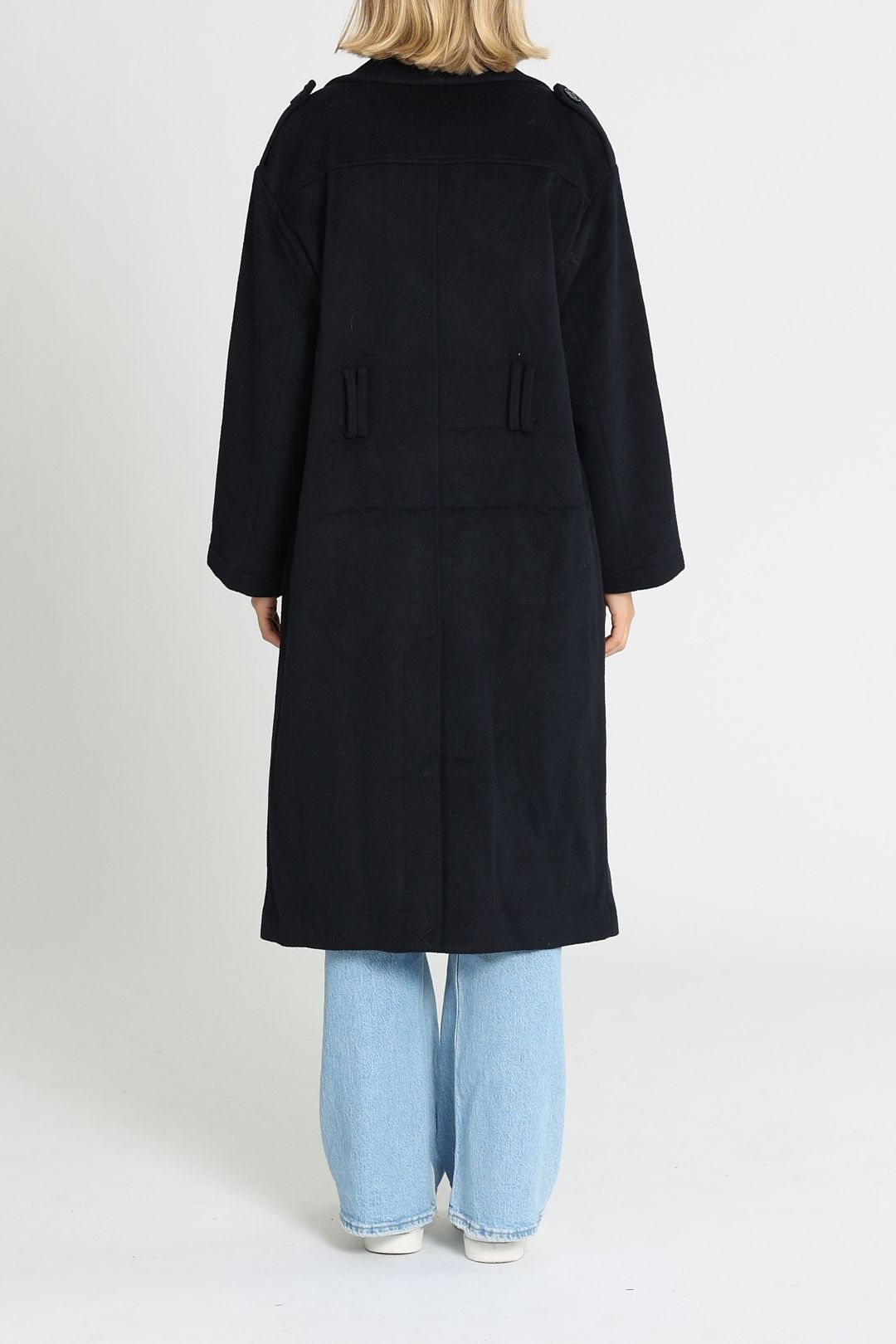 Hire Caleb Trench Coat in Navy | Morrison | GlamCorner