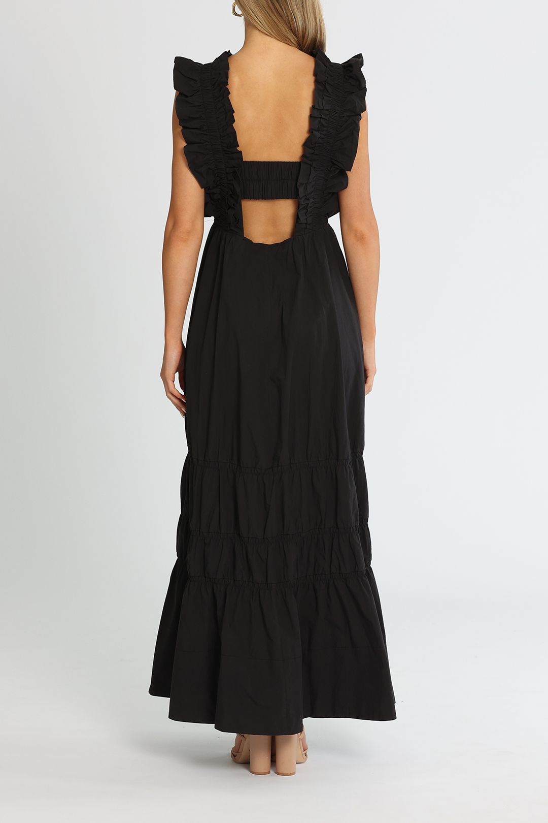 Hire Rhiannon Maxi Dress in Black | Morrison | GlamCorner