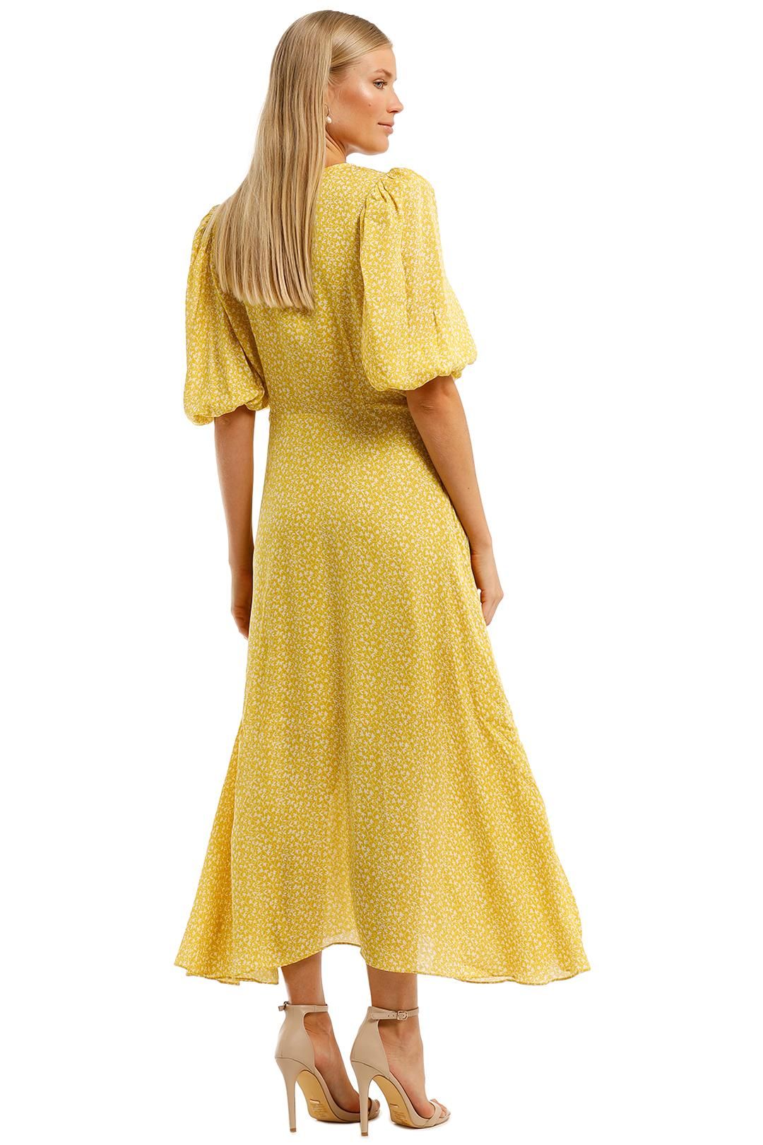 Hire Danielle Dress | Yellow | Nicholas | GlamCorner