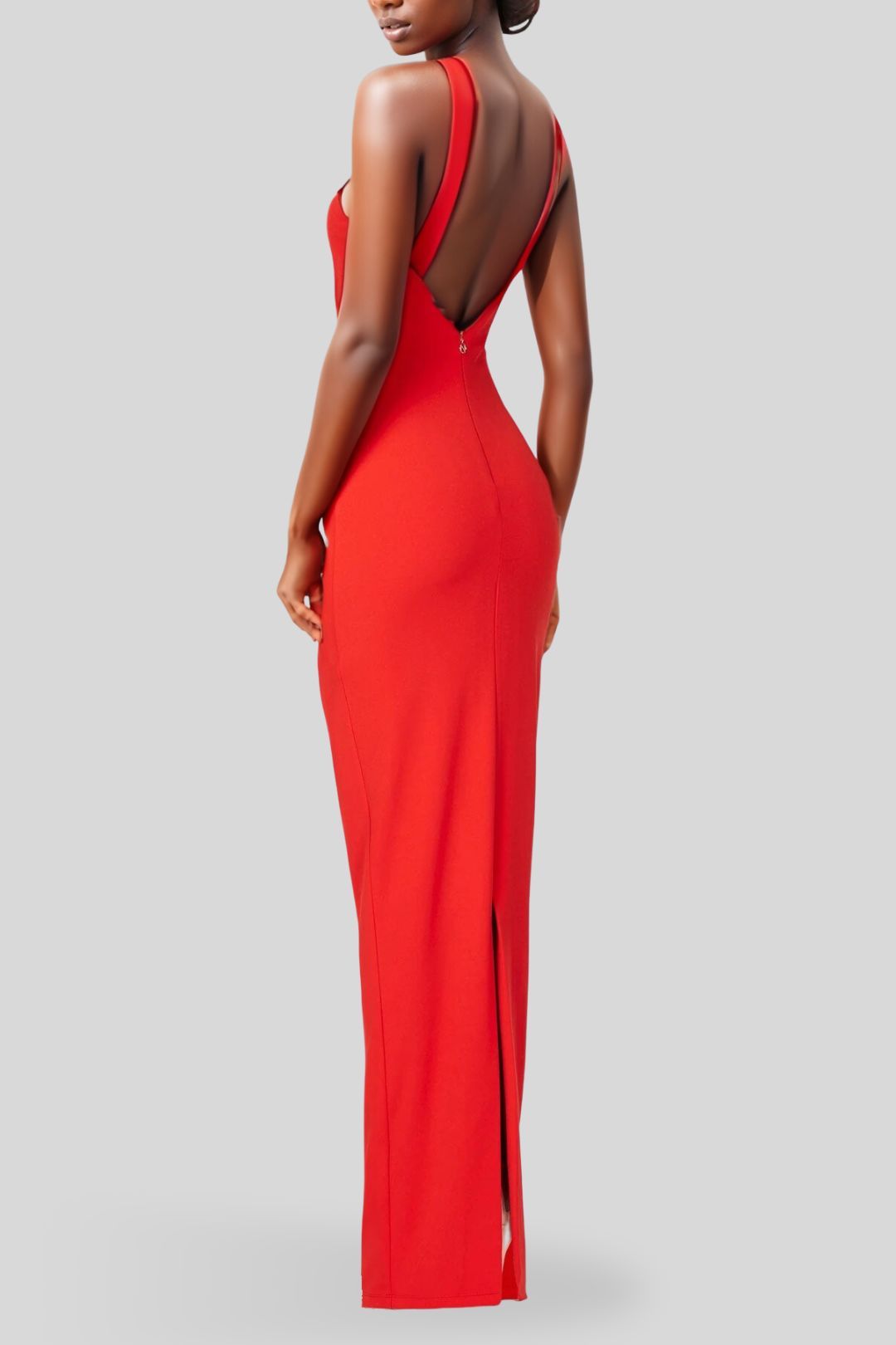 Hire Trinity Gown in Red | Nookie | GlamCorner