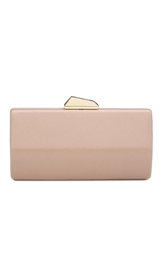 Elodie Etched Patent Pod - Blush by Olga Berg for Hire | GlamCorner