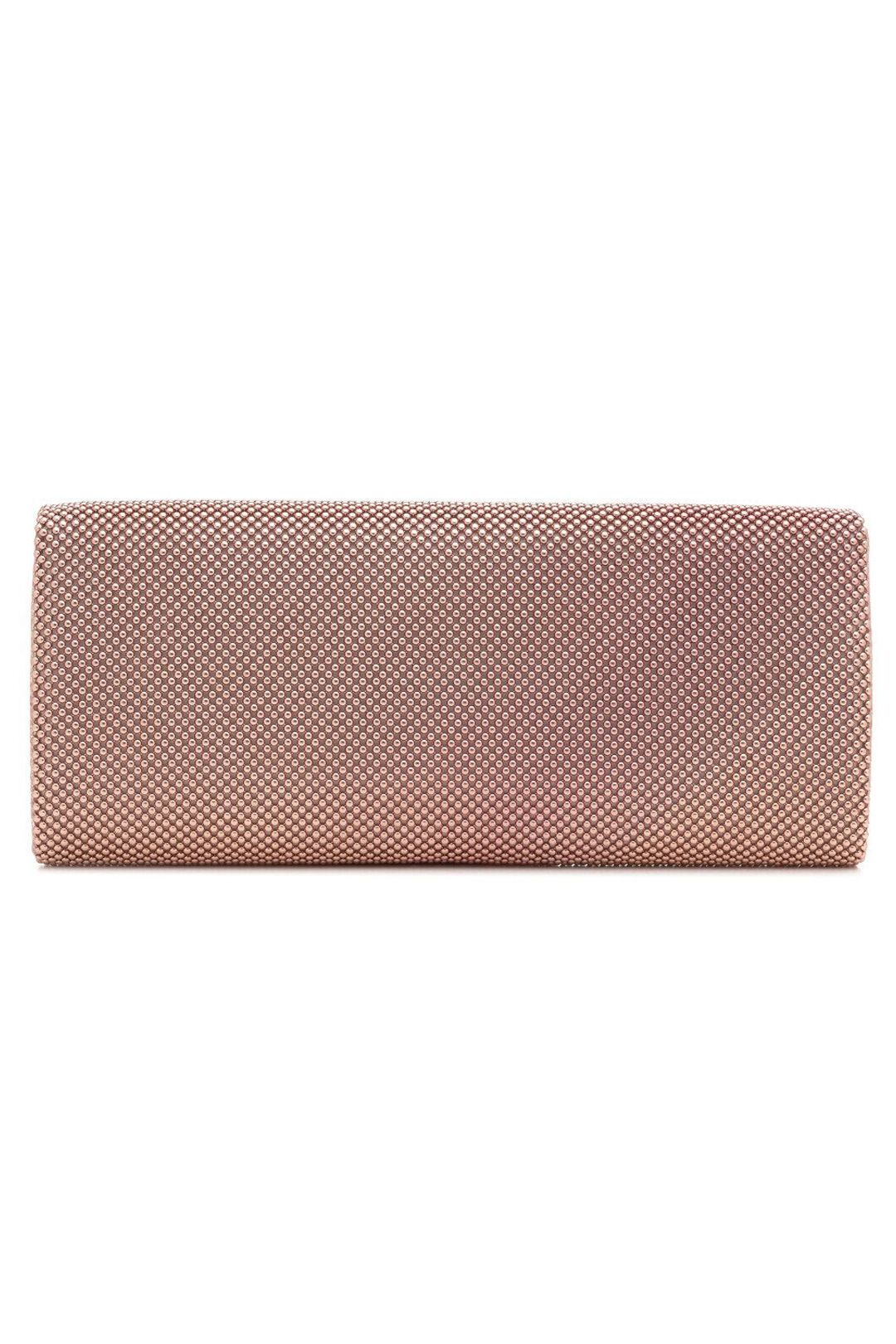Eloise Ball Mesh Clutch in Rose Gold by Olga Berg for Hire