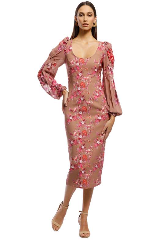 Destiny Midi Dress by Pasduchas for Rent