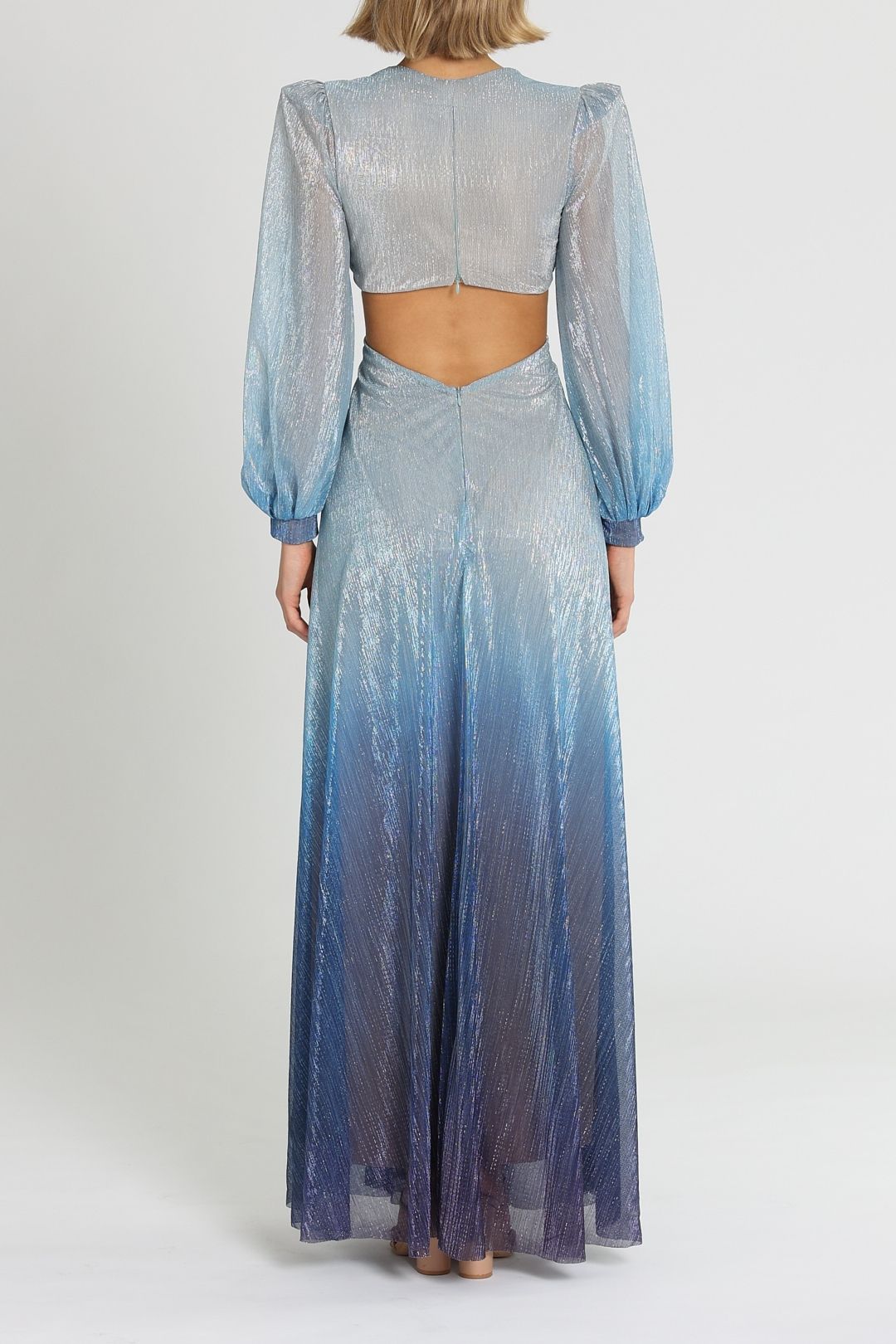 Hire Ombre Lurex Gown | Patbo | GlamCorner