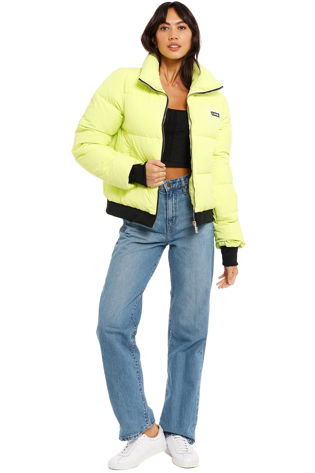 Hire Ramp Run Jacket in Yellow | PE Nation | GlamCorner