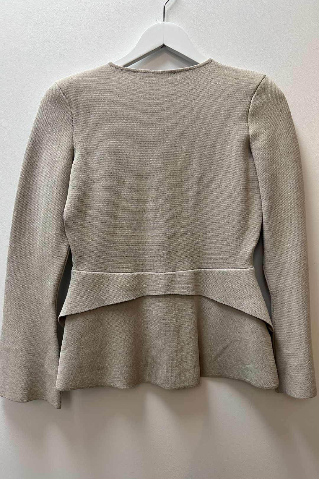 Buy Peplum Jacket in Beige | Scanlan Theodore | GlamCorner