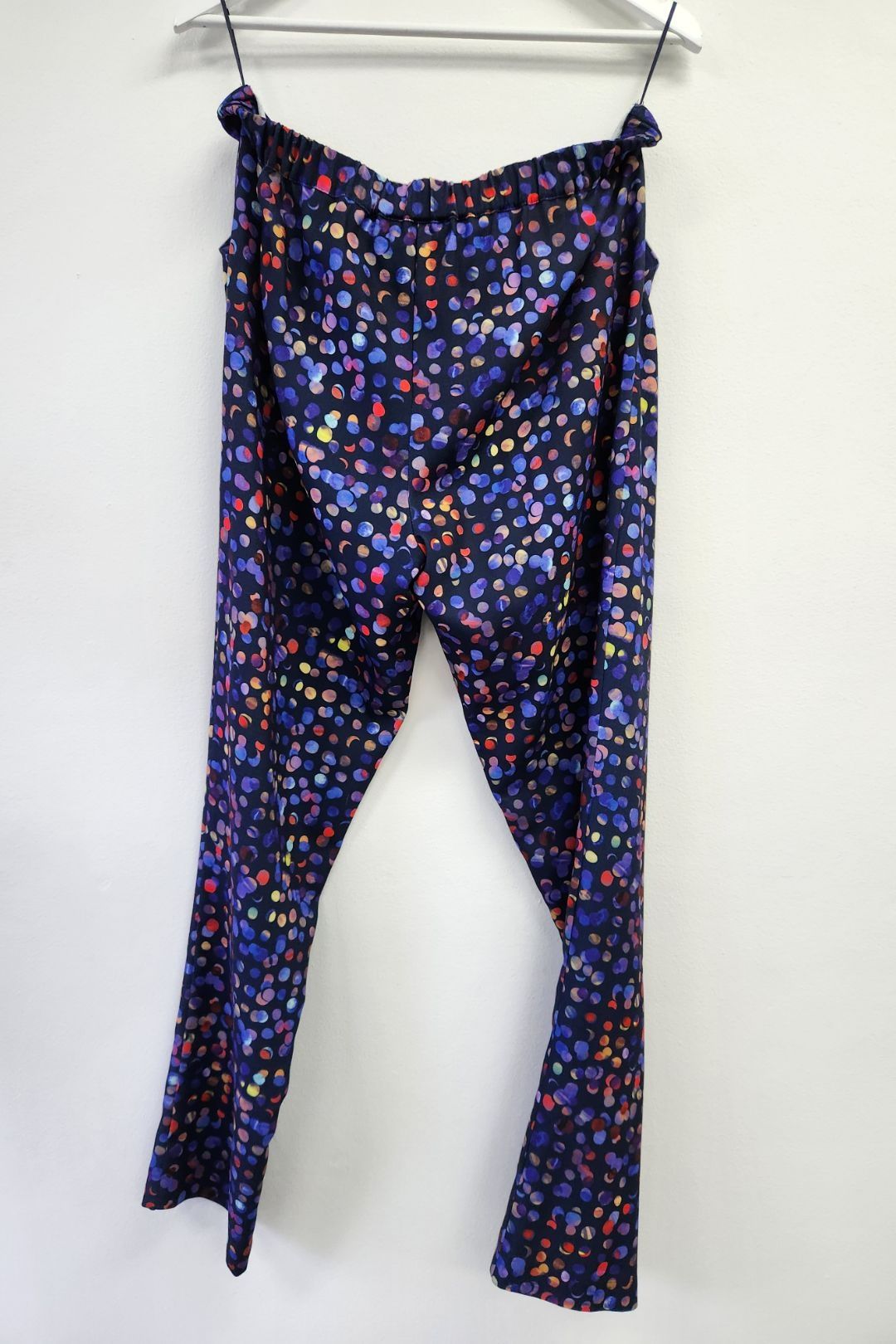 Buy Purple Spotted High Waisted Pants | Howard Showers | GlamCorner