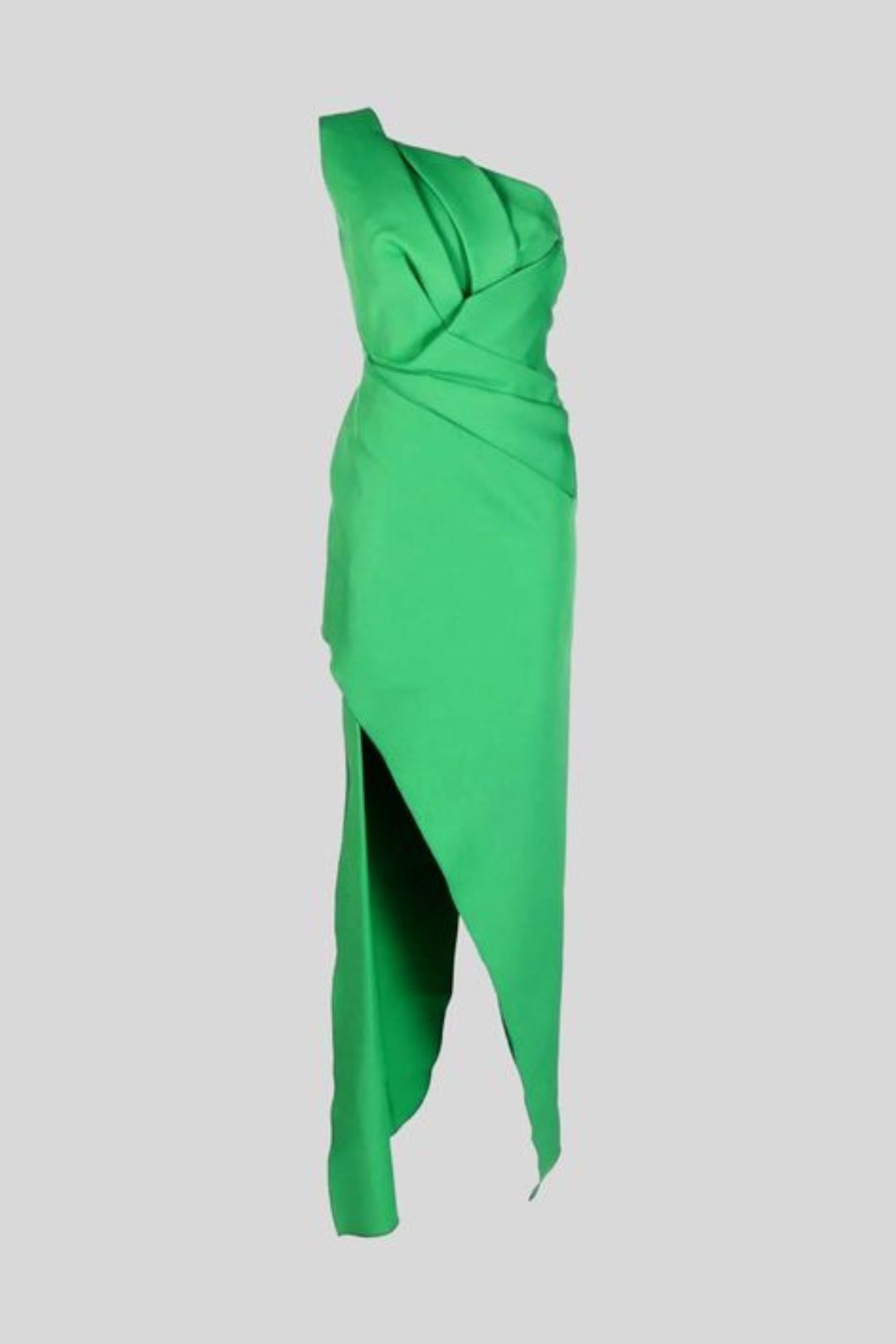 Buy Luna One Shoulder Green Gown | Rachel Gilbert | GlamCorner
