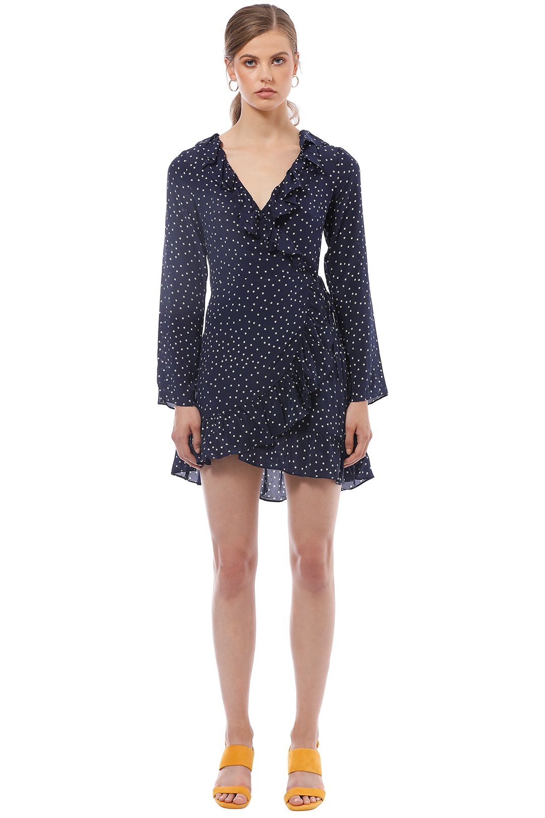 The Alexandra Dress in Navy Star by Realisation Par for Rent