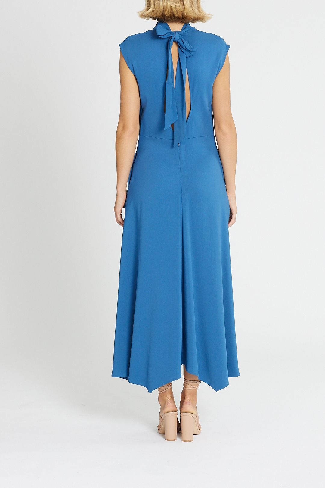 Hire Livvy Open Back Midi | Reiss | GlamCorner