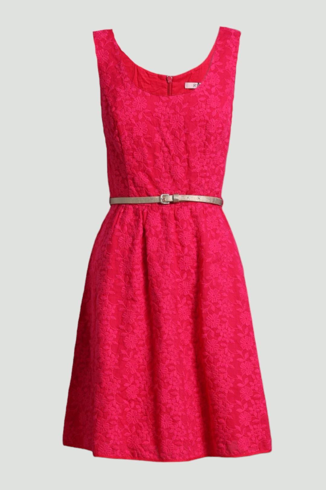 Buy Barbie Fuchsia Dress With Gold Belt | Review | GlamCorner