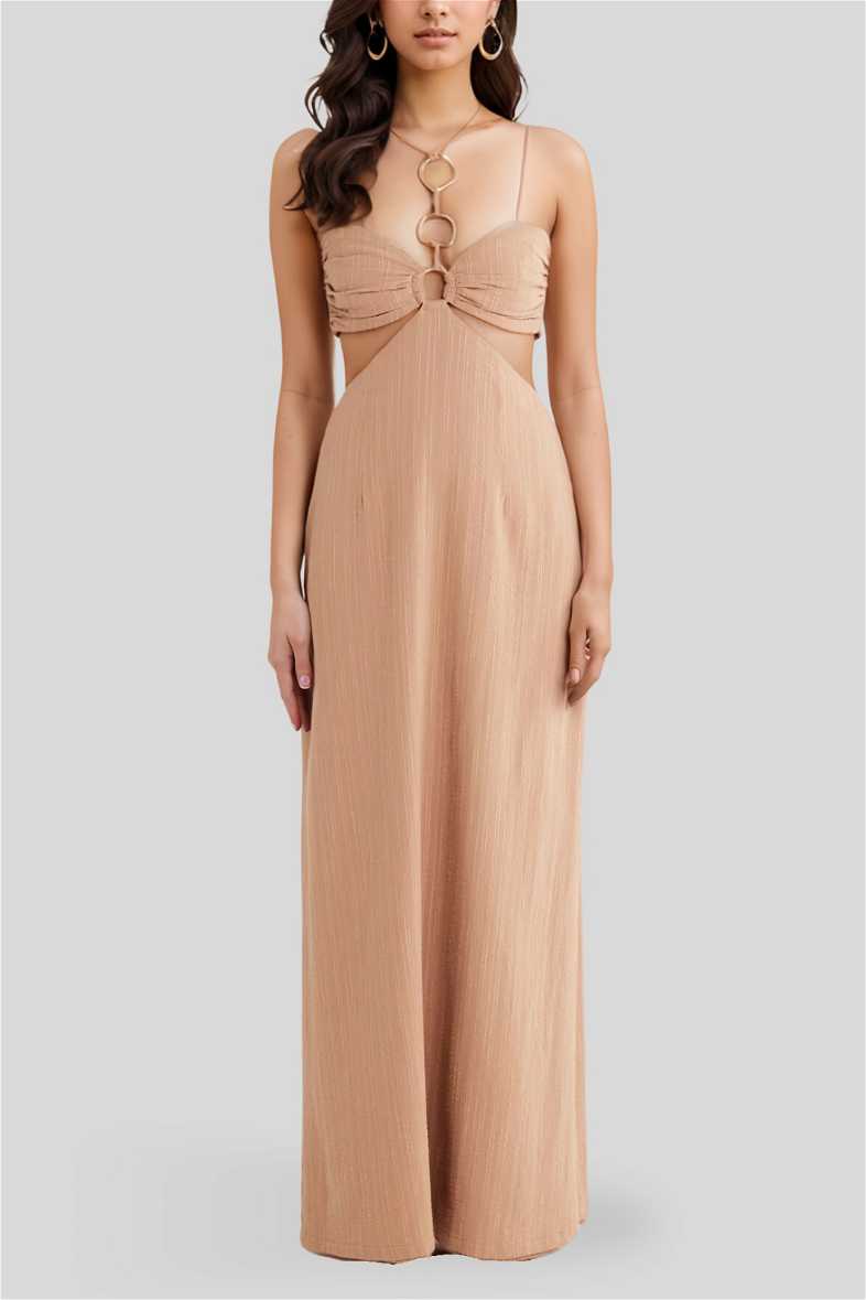 Beige Dress | Shop Designer Beige Colour Dresses Online