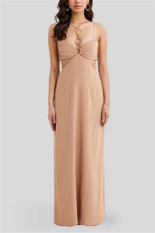 Beige Dress | Shop Designer Beige Colour Dresses Online