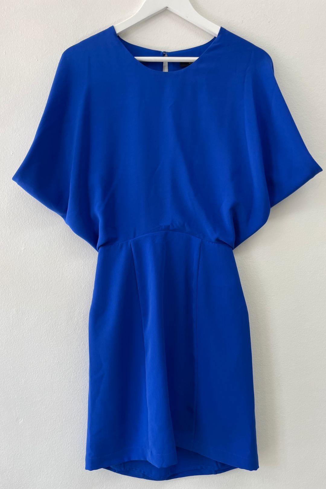 Buy Blue Winged Mini Dress | Saba | GlamCorner