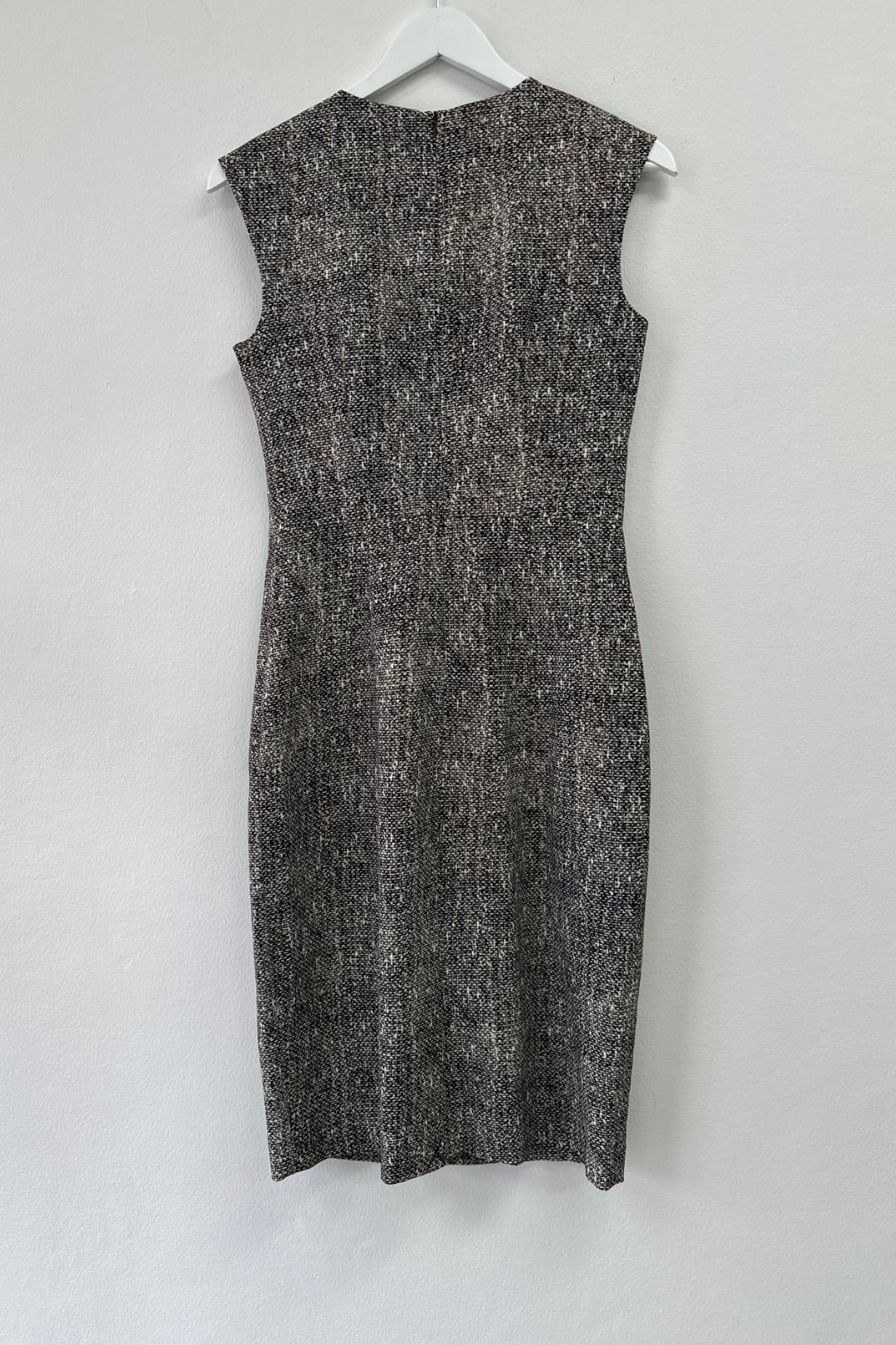 Buy Tweed Print Sleeveless Dress | Saba | GlamCorner