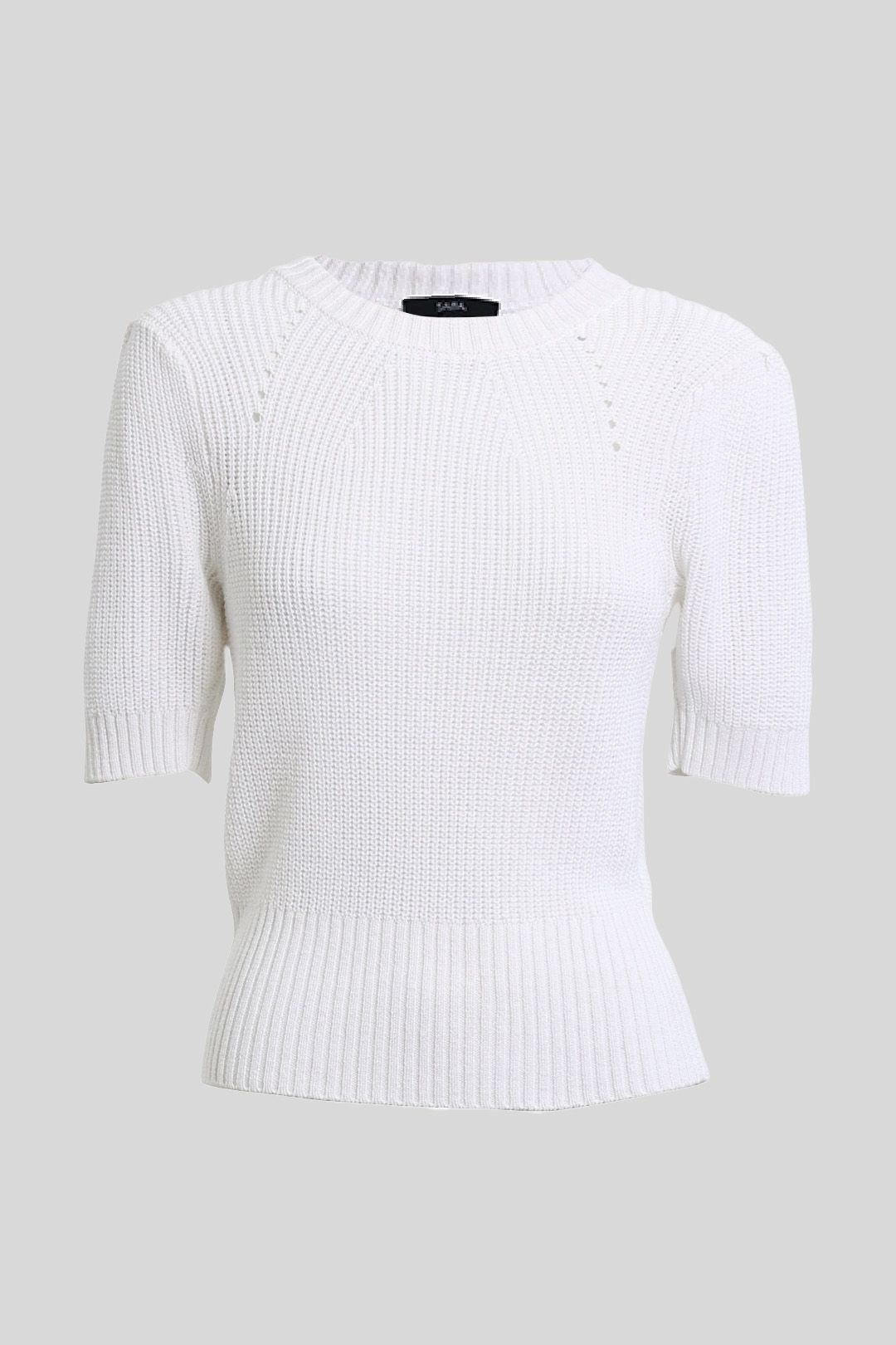 Buy White Holly Cotton Cord Knit | Saba | GlamCorner
