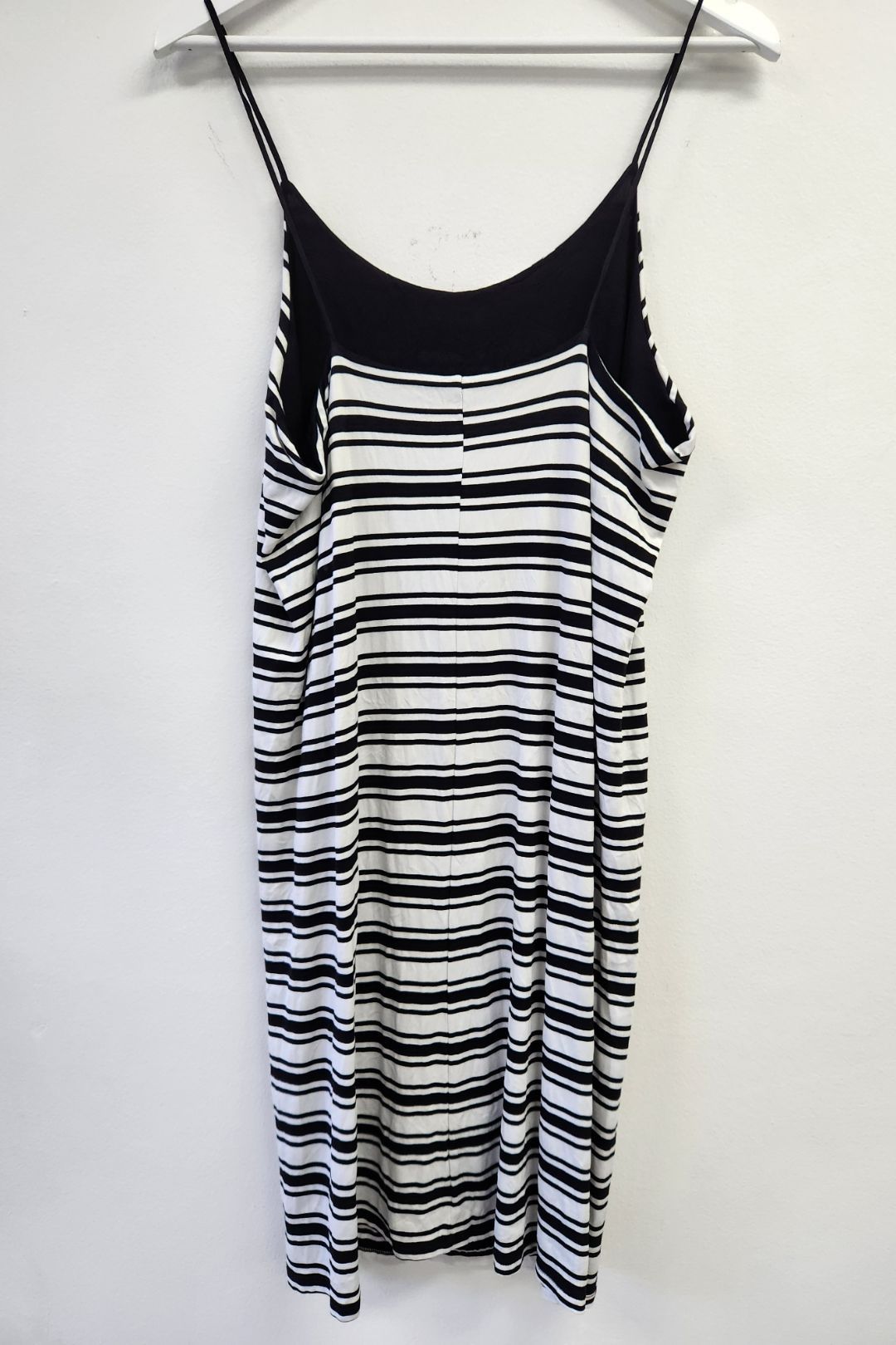 Buy Shoe String Black Striped Dress | Metalicus | GlamCorner